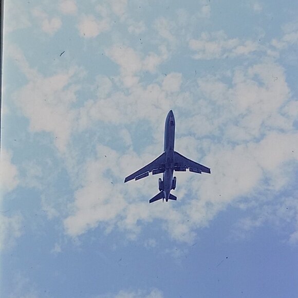 Office | 1977 Boeing 727 Jet Airplane In Flight Over Washington Dc ...